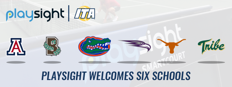 Six new NCAA tennis programs adding PlaySight technology - PlaySight