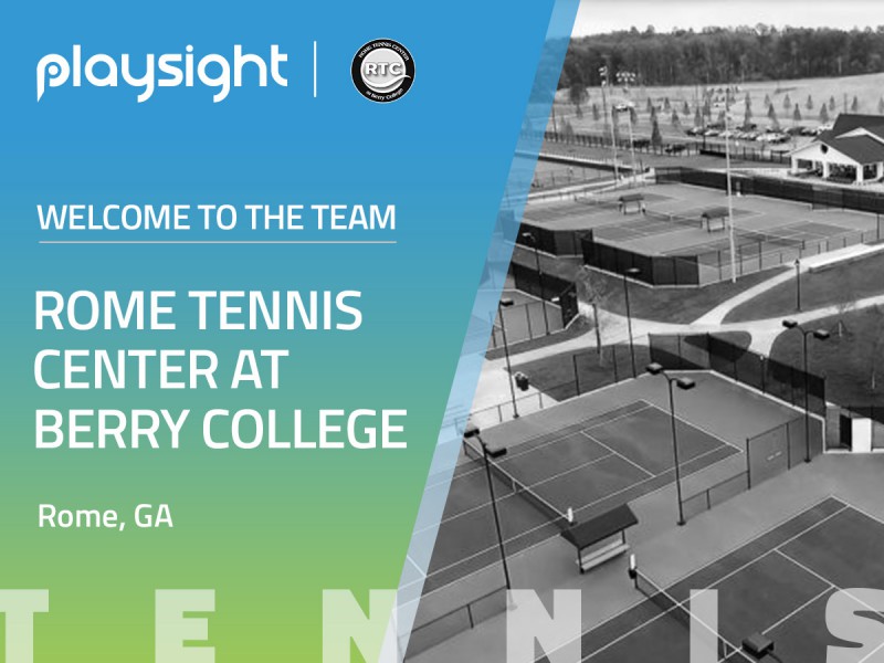 The Rome Tennis Center adds PlaySight technology - PlaySight
