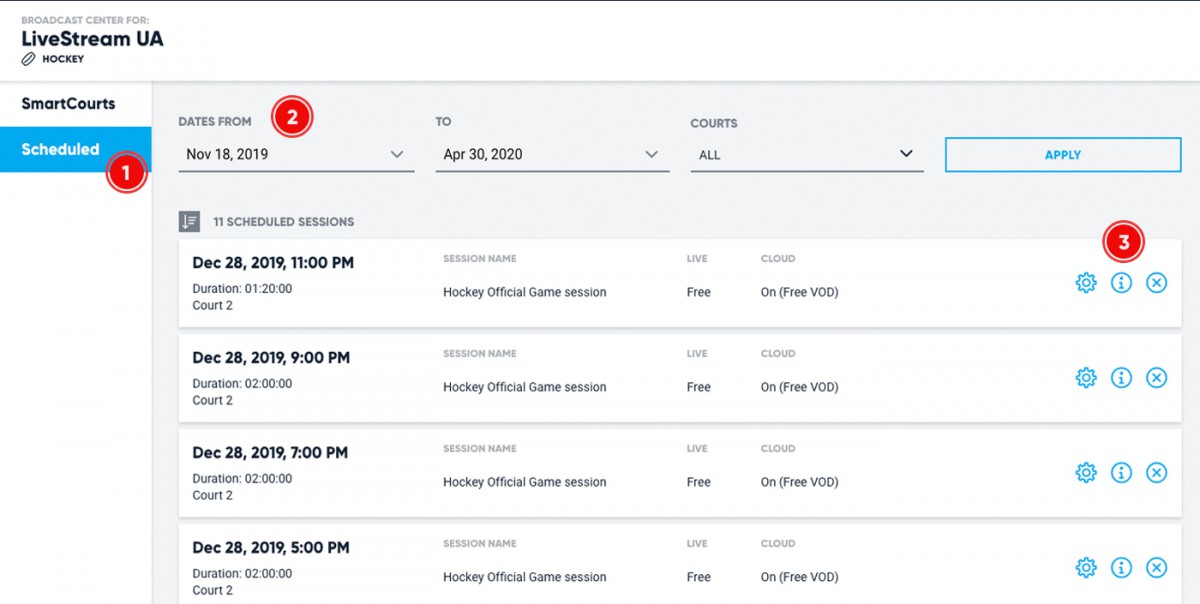 Broadcast Center User Guide - PlaySight