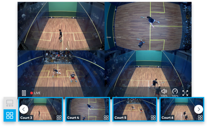 Squash SmartCourt - PlaySight