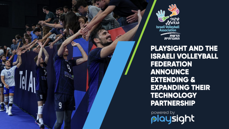 PlaySight and the Israeli Volleyball Federation