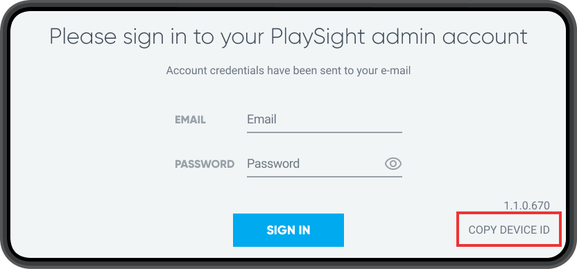 GO Mobile registration - PlaySight